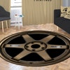 Rim Rug, Car Rim Rug, Wheel Rug, Car Guy Rug. Special Handmade Rugs ...