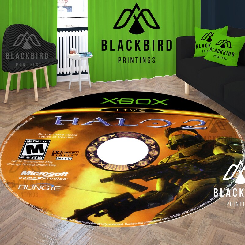 Game Disc Rug - Etsy