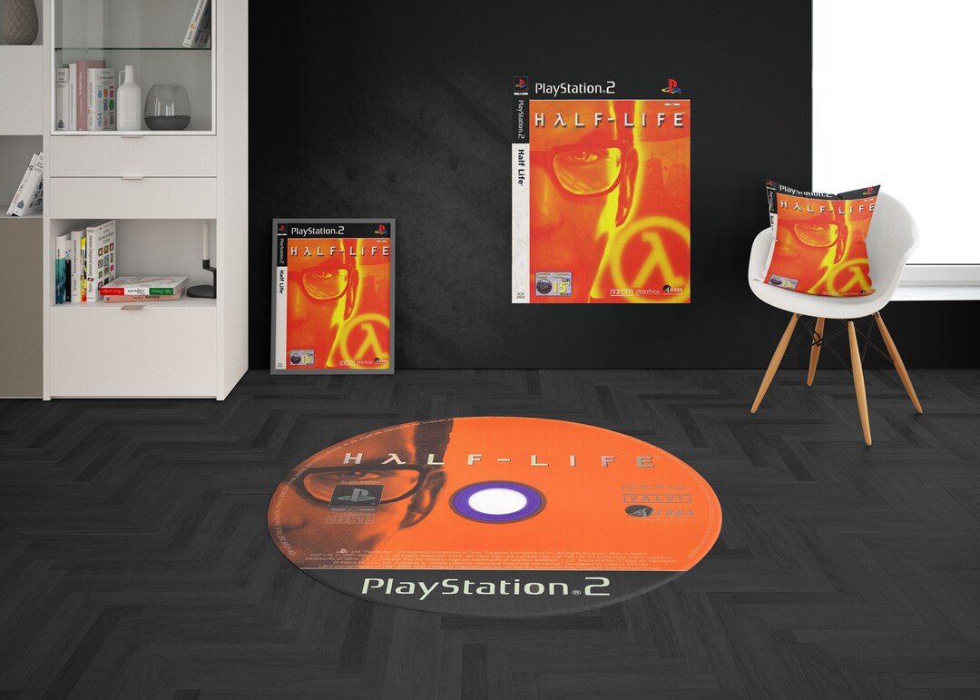 Half Life Half Life Rug, CD Rug, CD Rug, Popular Game Rug, Gift for ...