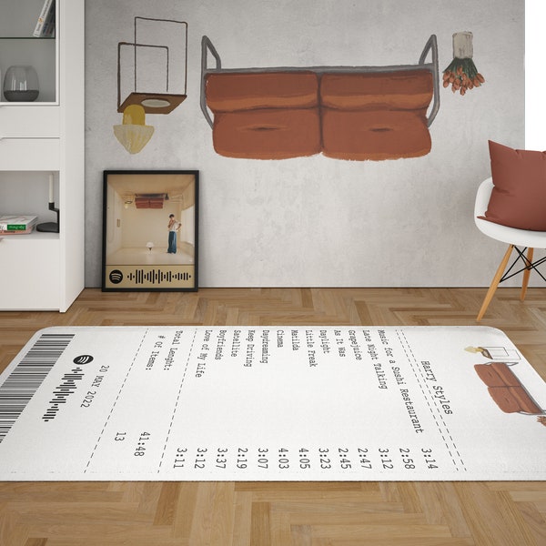 Album Receipt Rug - Etsy Australia