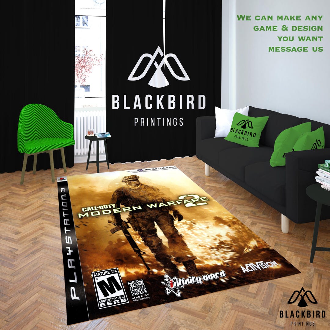 COD Rug, Call of Duty Rug, Black Ops 2 Rug, Black Ops, Call of Duty ...