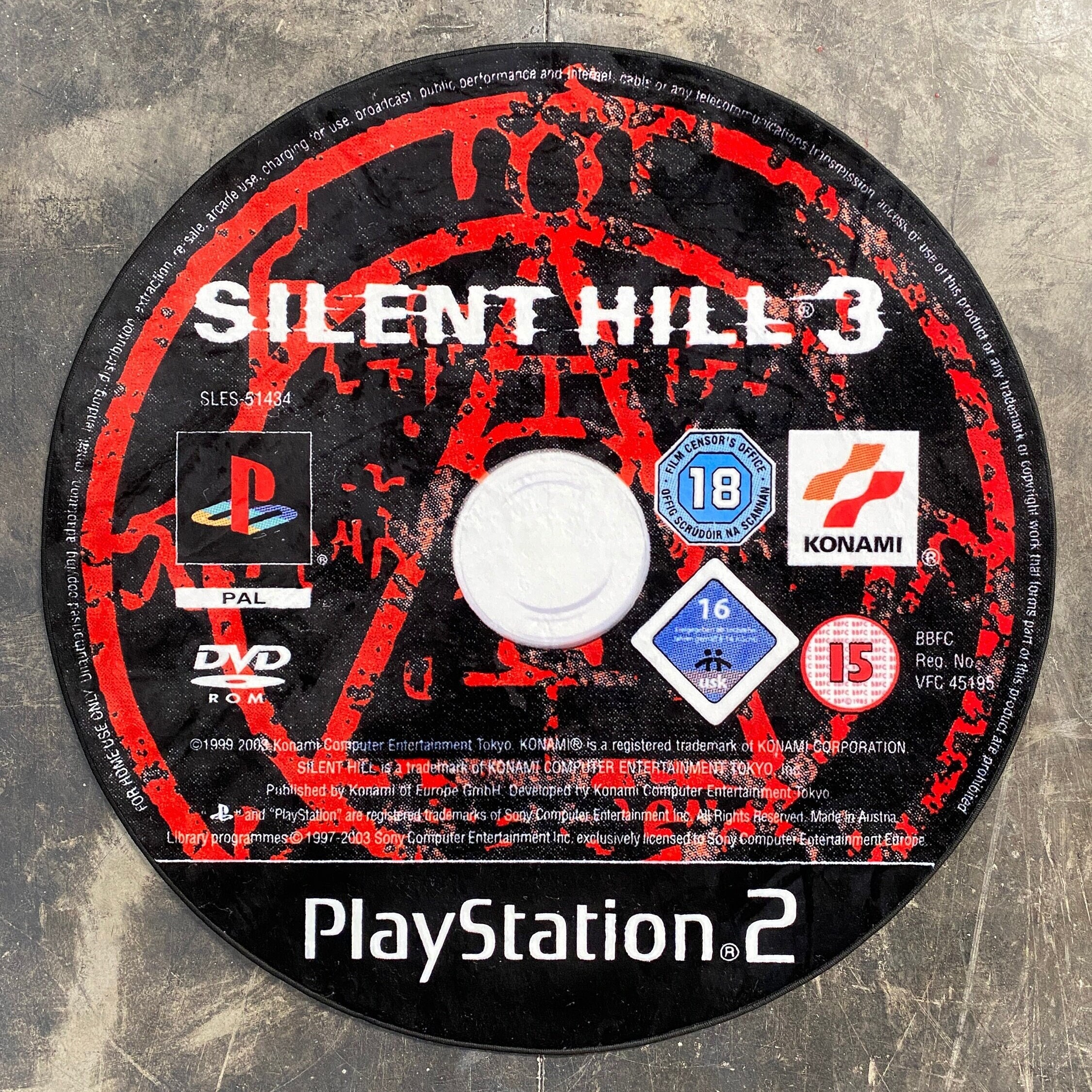 Silent Hill 2 Disc Label