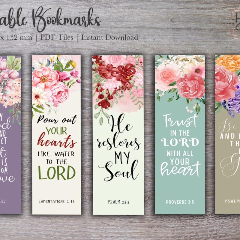 Christian Bookmarks - Etsy
