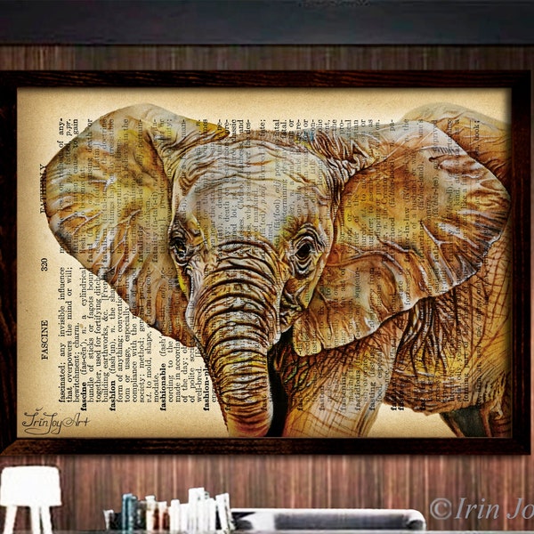 Elephant Dictionary - Etsy