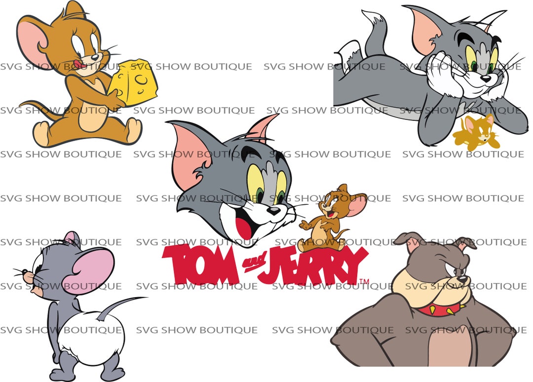 Tom and Jerry Svg Tom and Jerry Svg Bundle Tom Svg Jerry - Etsy
