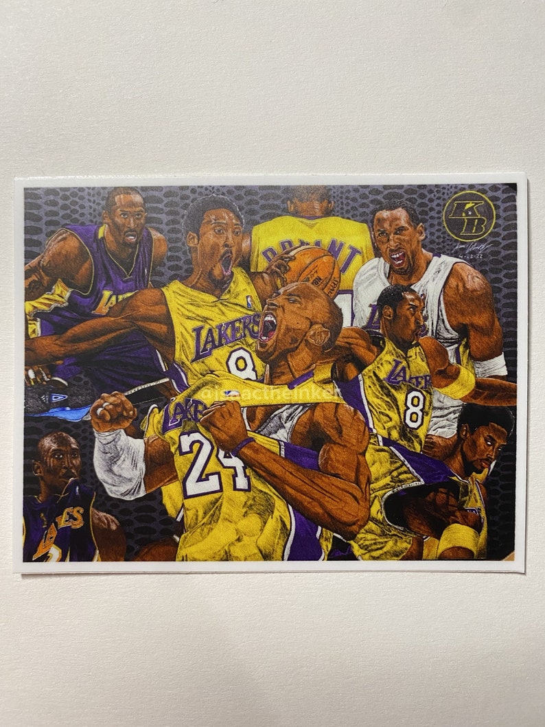 Kobe Bryant Vinyl Sticker - Etsy