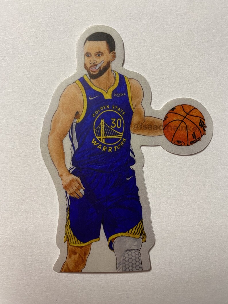 Steph Curry Vinyl Sticker - Etsy