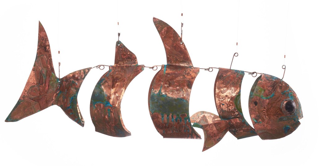 Tropical Copper Fish Mobile - Etsy