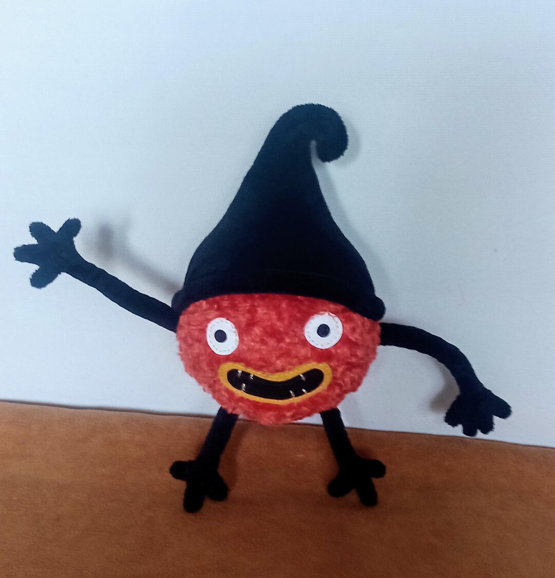 Hand Made Chuchel and 3 Hats Video Game Character Toy Plush Decoration ...