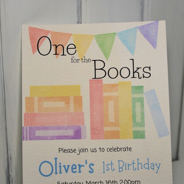 Book Themed Birthday - Etsy