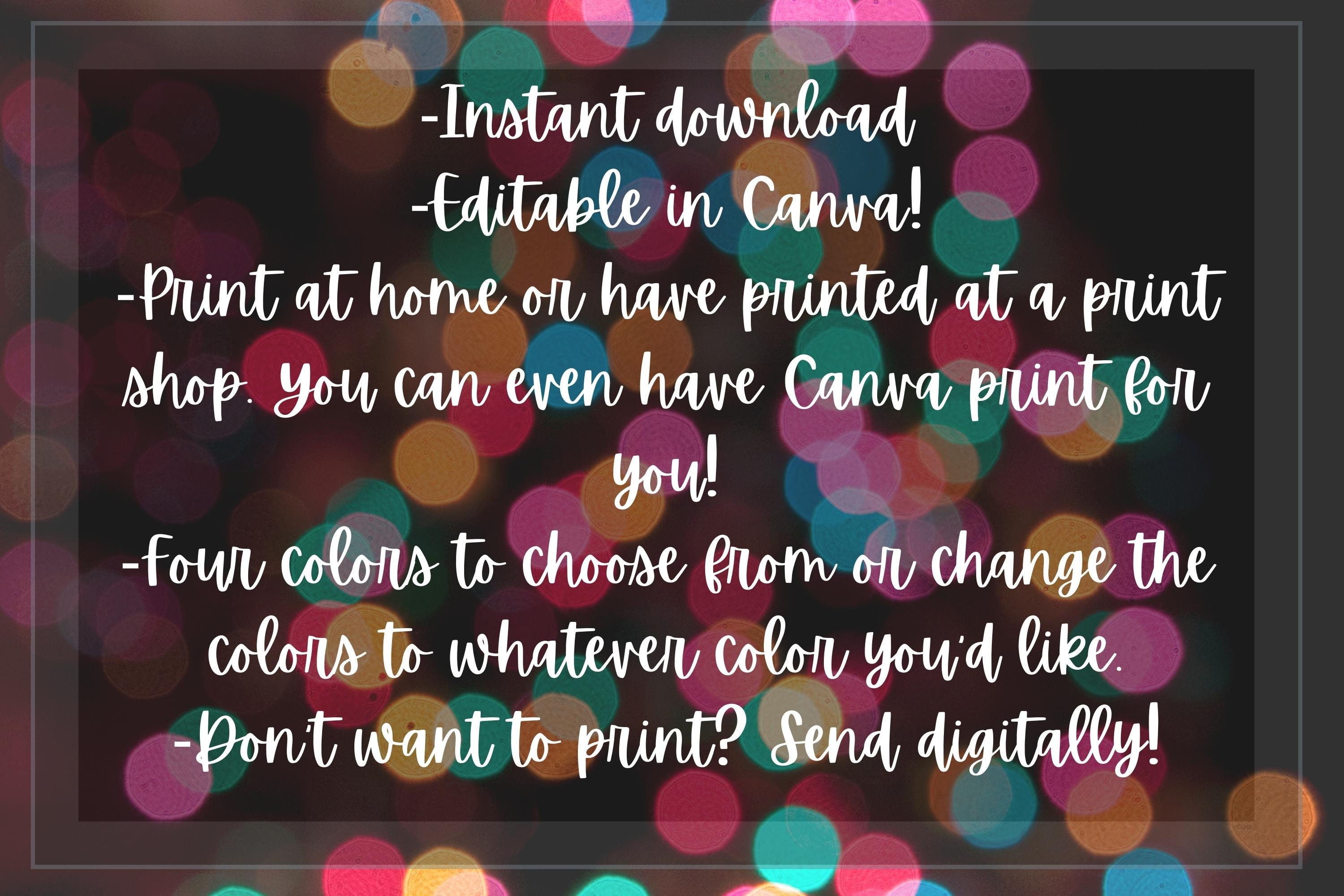 Jewel Tone Photo Collage Template Colorful Christmas Cards Block ...