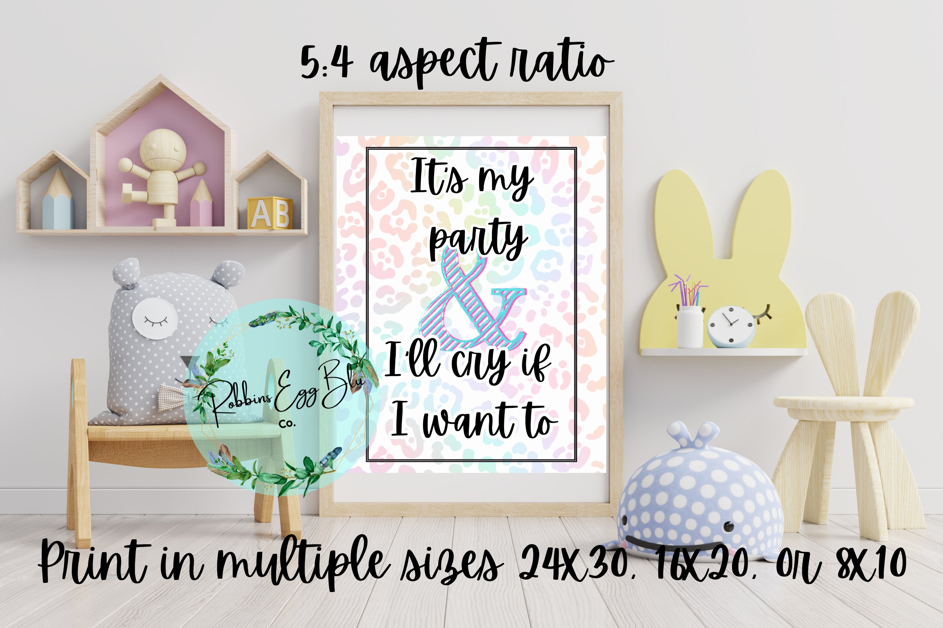 Cheetah Print Threenager Birthday Sign Bundle Threenager Wall Art ...