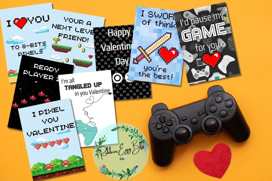 Gamer Valentines Cards School Valentines Day Cards Valentines Party ...
