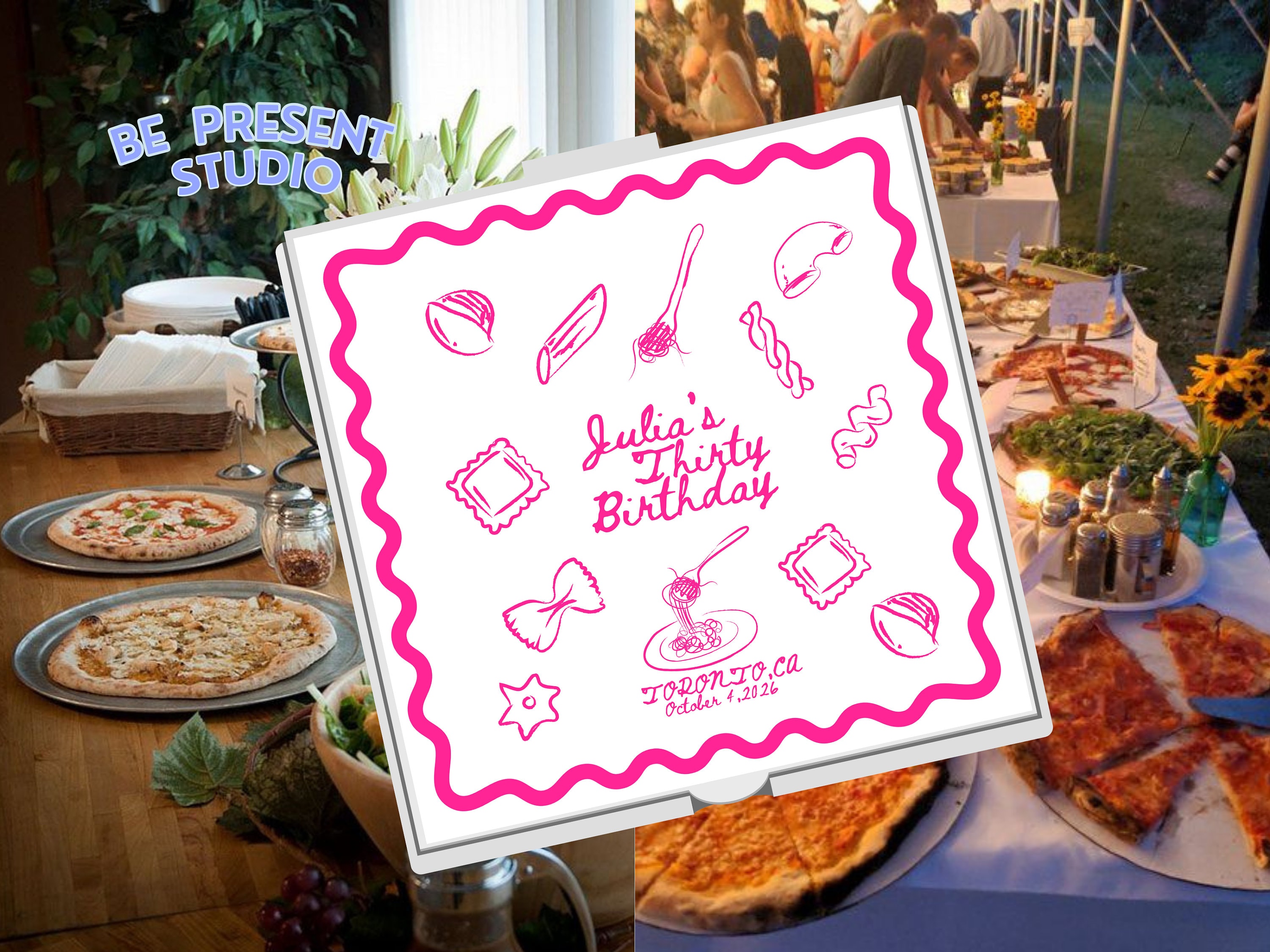 Birthday Pizza Box , Bday Pizza Box Template, Pizza Box Customizable ...