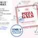 Bridesmaid Pizza Box Proposal Template, Custom Pizza Boxes, Wedding ...