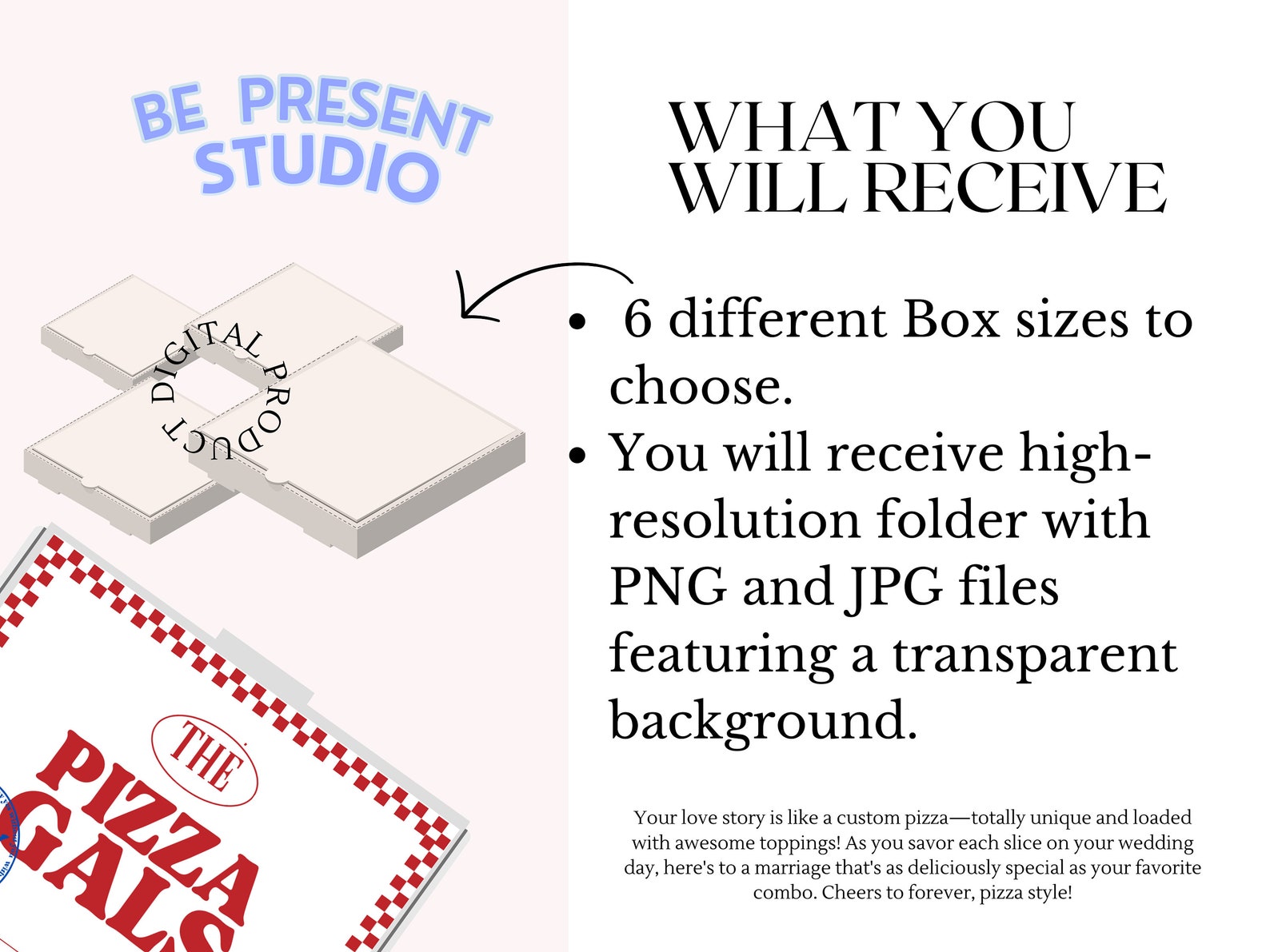 Bridesmaid Pizza Box Proposal Template, Custom Pizza Boxes, Wedding ...