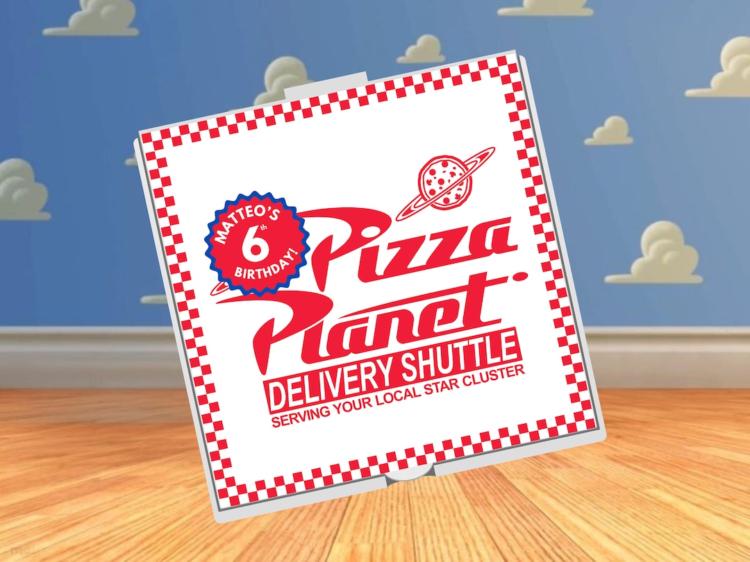 Pizza Box Toy Story Pizza Box Custom Pizza Box Birthday Pizza Box Pizza ...