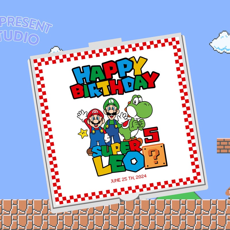 Super Mario Birthday Box - Etsy