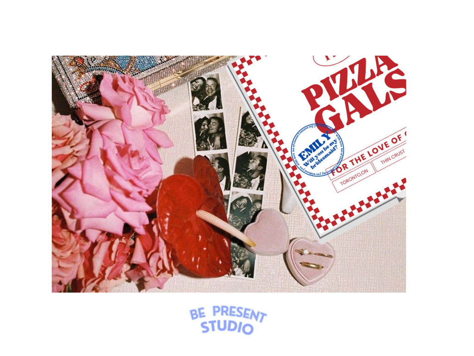 Bridesmaid Pizza Box Proposal Template, Custom Pizza Boxes, Wedding ...