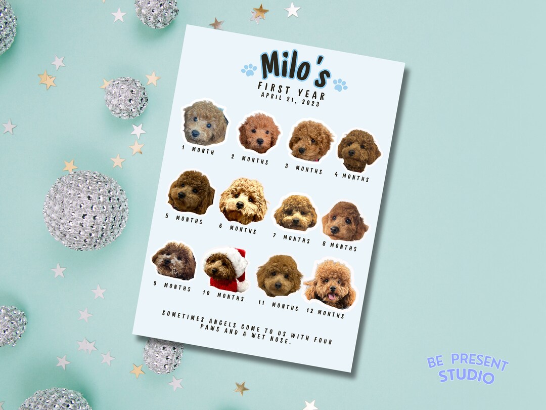 Custom Pet Print for Digital Download Personalized Dog Print Custom Dog ...