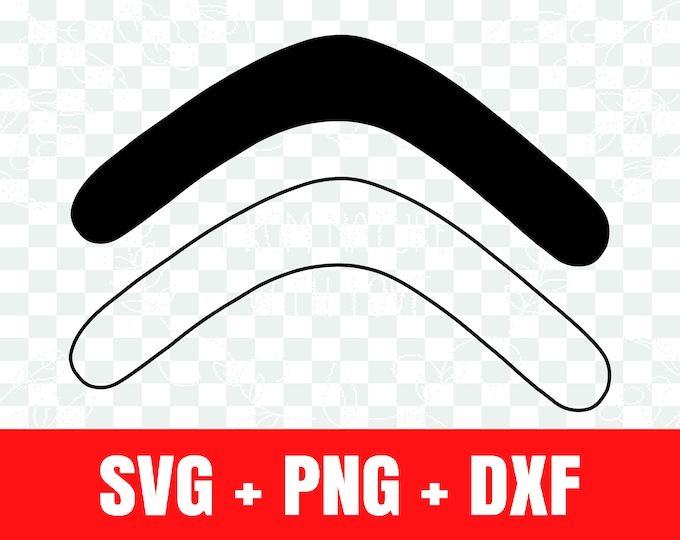 Boomerang Silhouette SVG, Svg, Dxf, Cricut, Silhouette Cut File ...