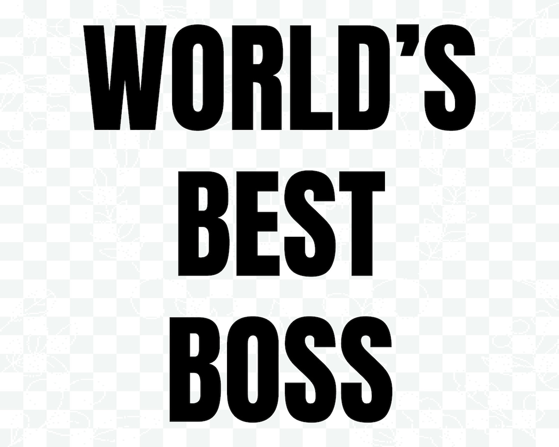 Worlds Best Boss Svg Png - Etsy