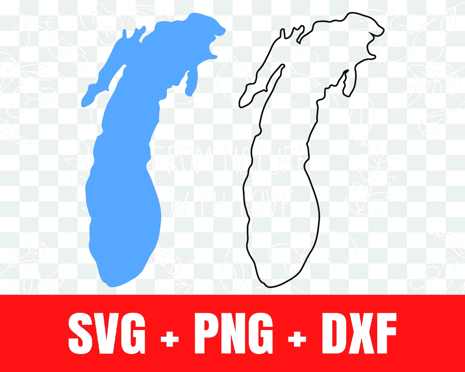 Lake Michigan Svg, Lake Michigan Silhouette Svg, Lake Michigan Outline ...