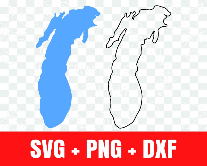 Lake Michigan Svg, Lake Michigan Silhouette Svg, Lake Michigan Outline ...