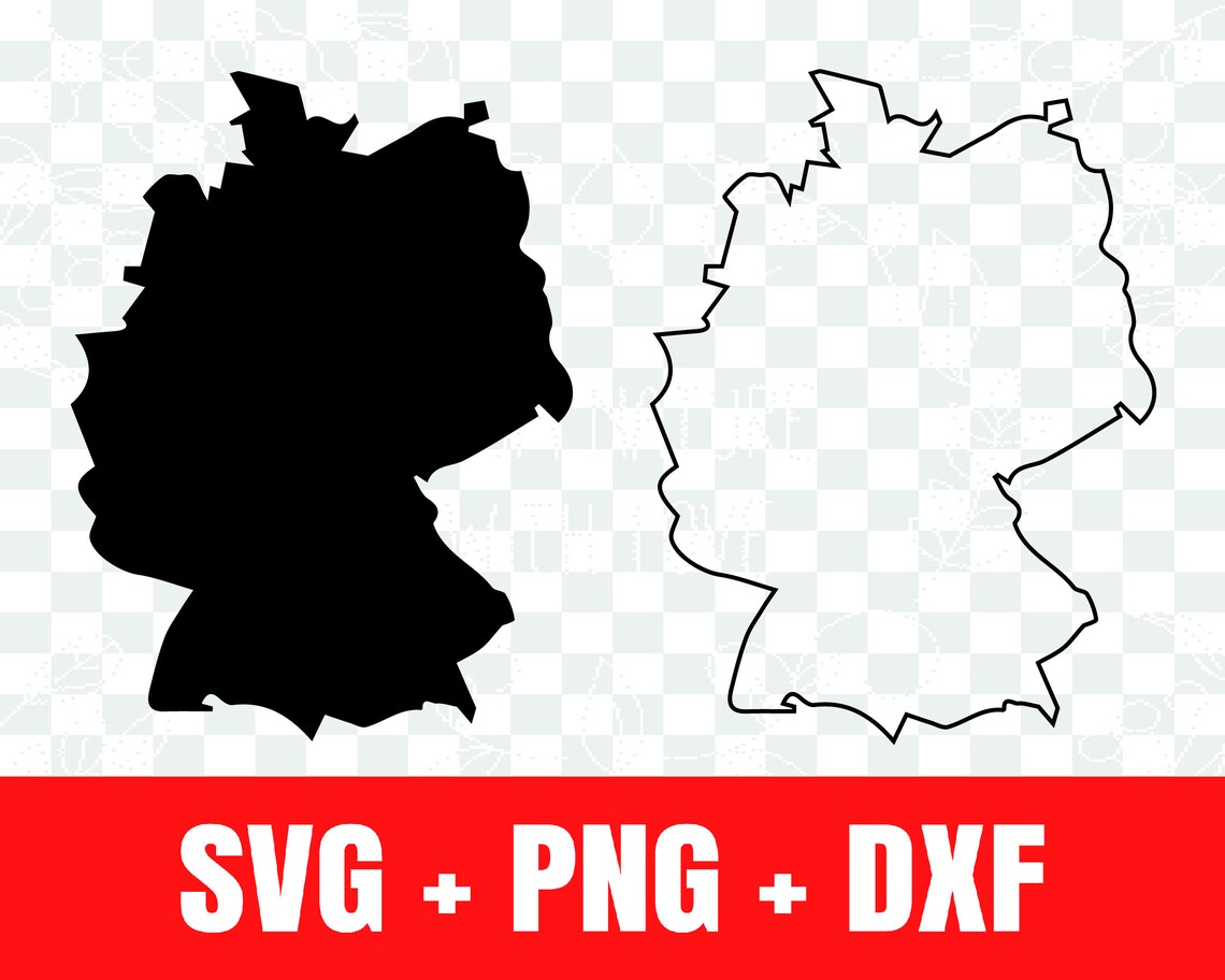 Germany Silhouette Svg, Germany Outline Svg - Etsy