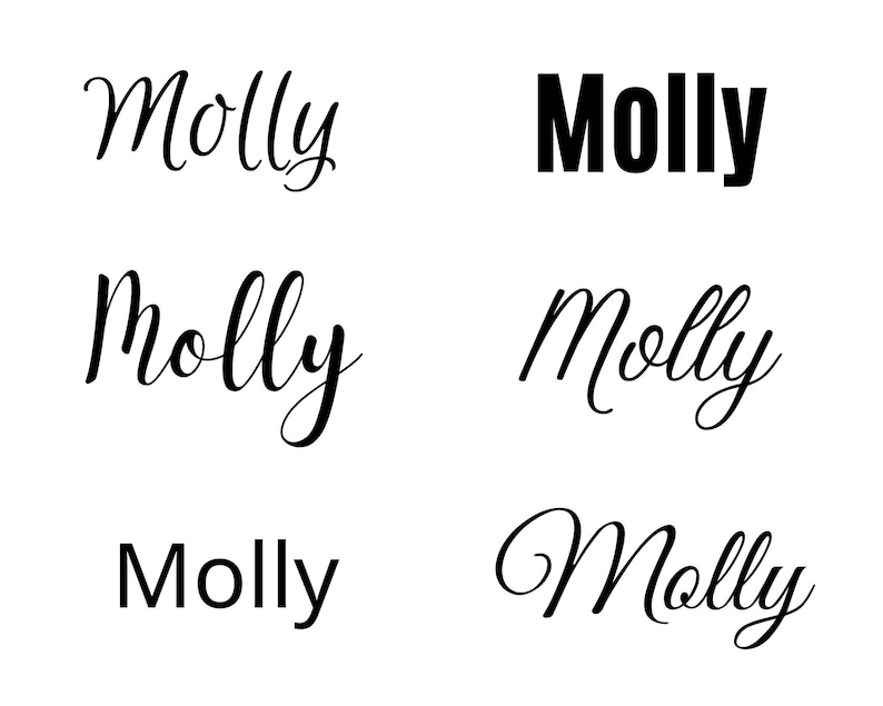 Molly Svg Molly Baby Name Svg Molly Wedding Name Svg - Etsy Australia