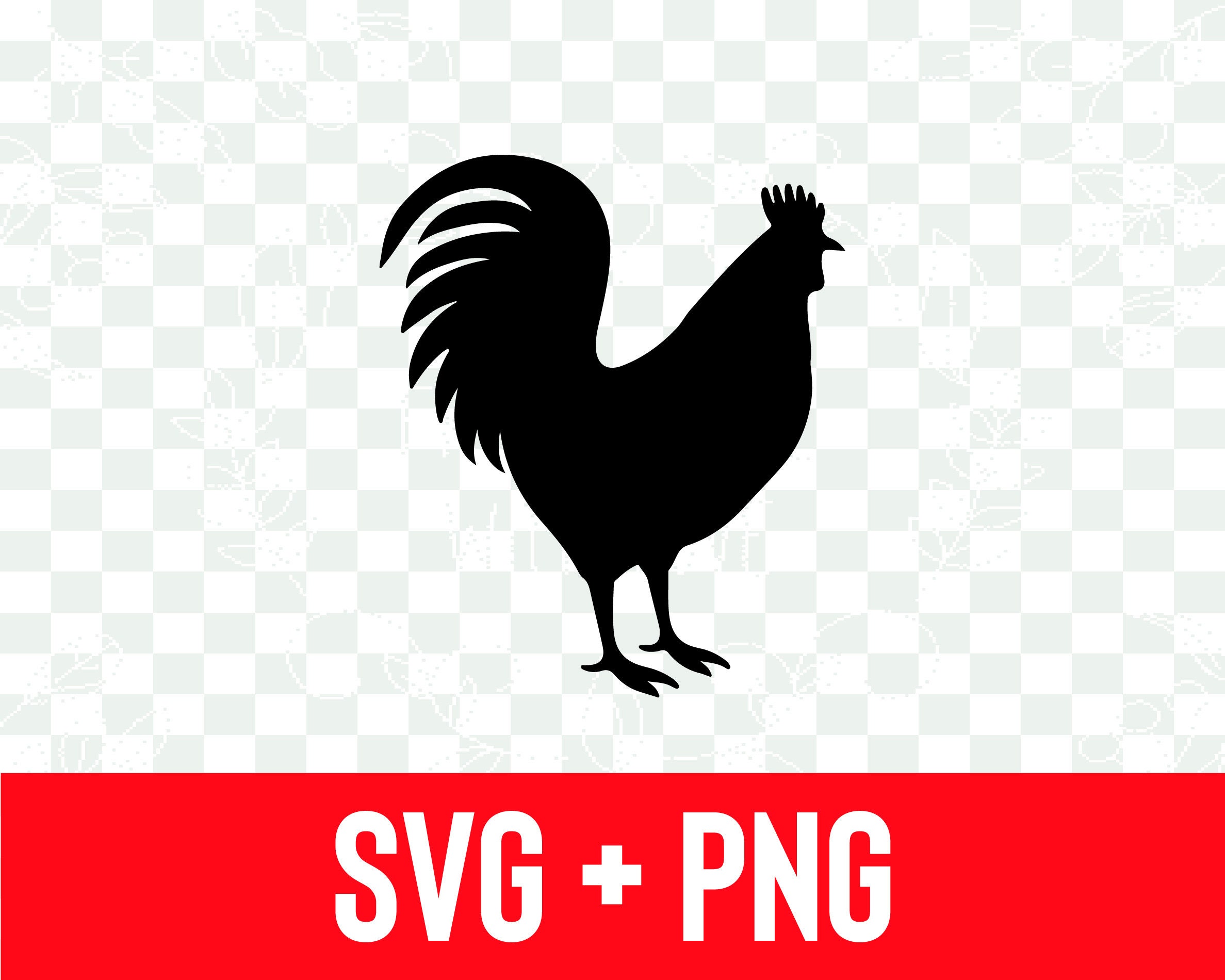 Rooster Svg - Etsy