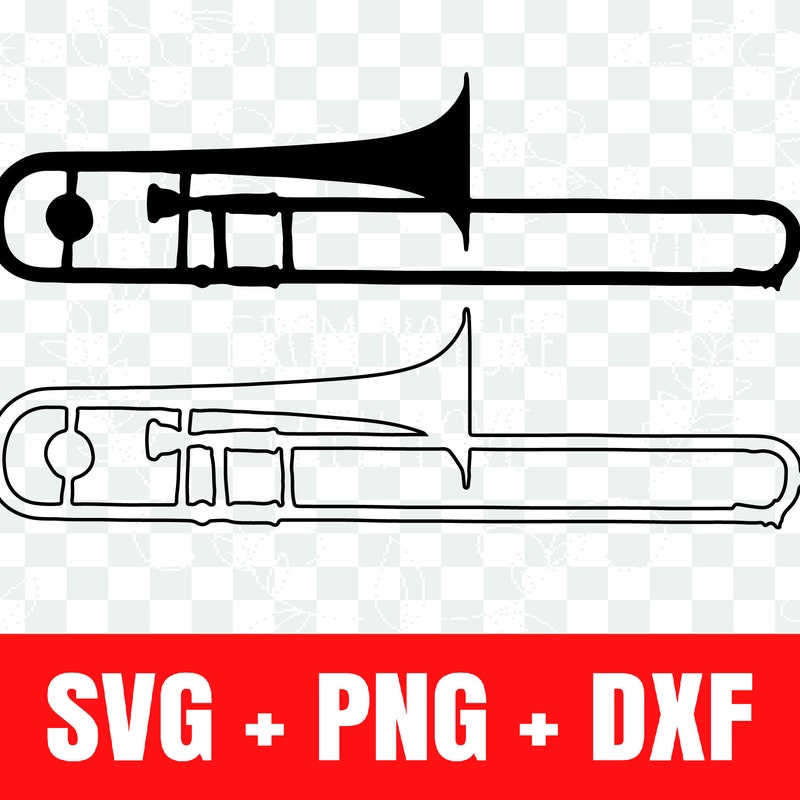 Trombone Svg - Etsy
