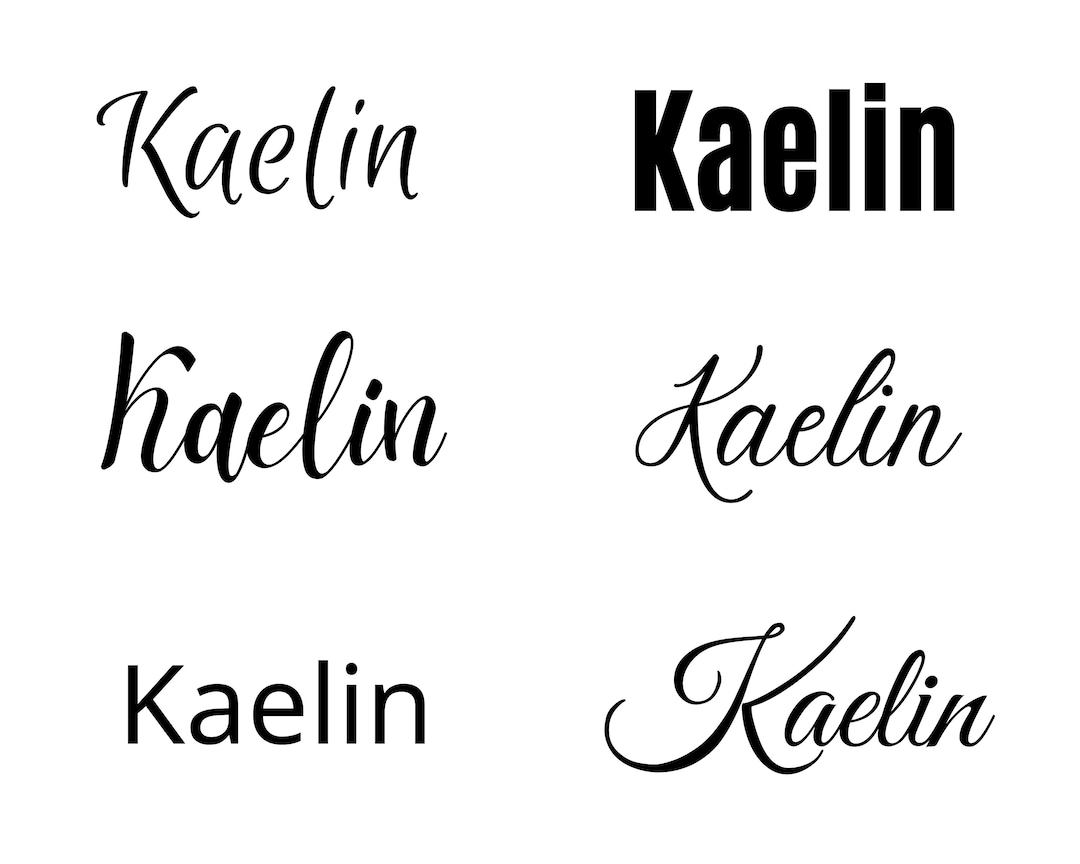Kaelin Svg , Kaelin Baby Name Svg, Kaelin Wedding Name Svg - Etsy