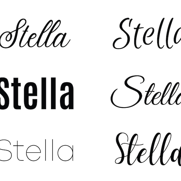 Stella Name - Etsy