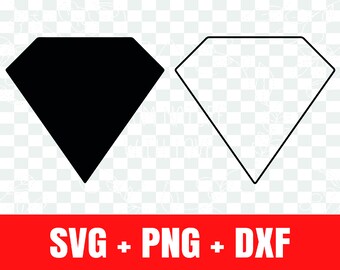 Diamond SVG, Diamond Monogram SVG, Diamond Clipart Vector DXF ...