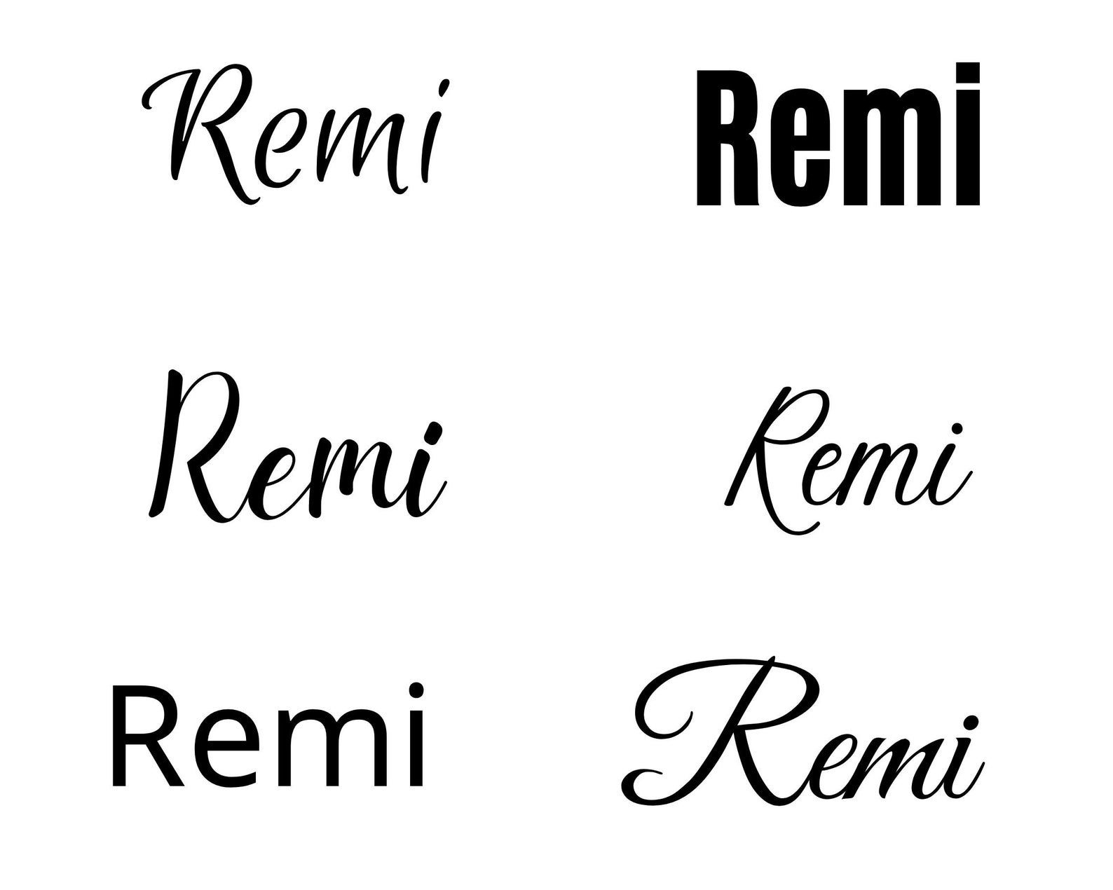 Remi Svg , Remi Baby Name Svg, Remi Wedding Name Svg - Etsy