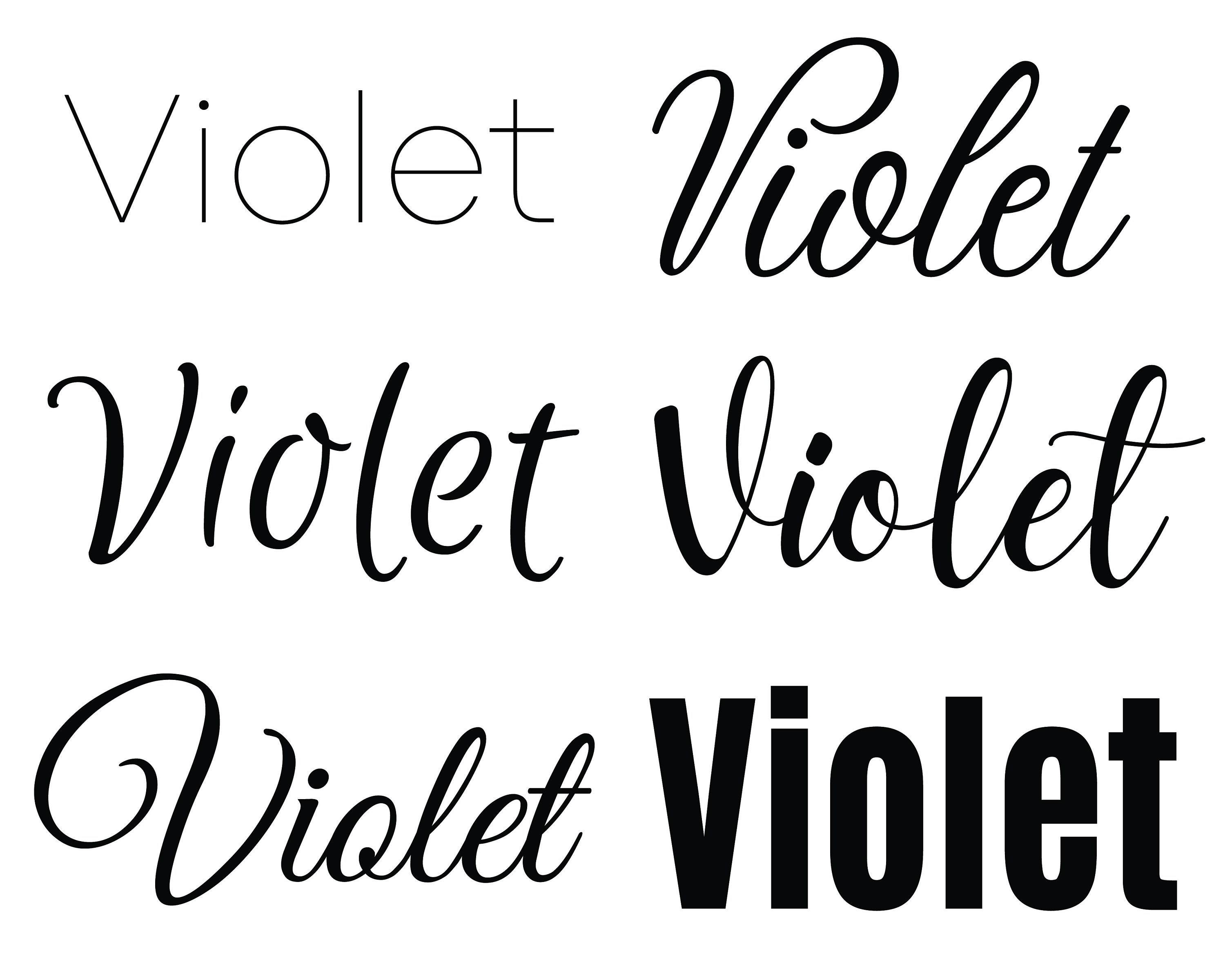 Violet Svg , Baby Names Svg, Wedding Names Svg - Etsy