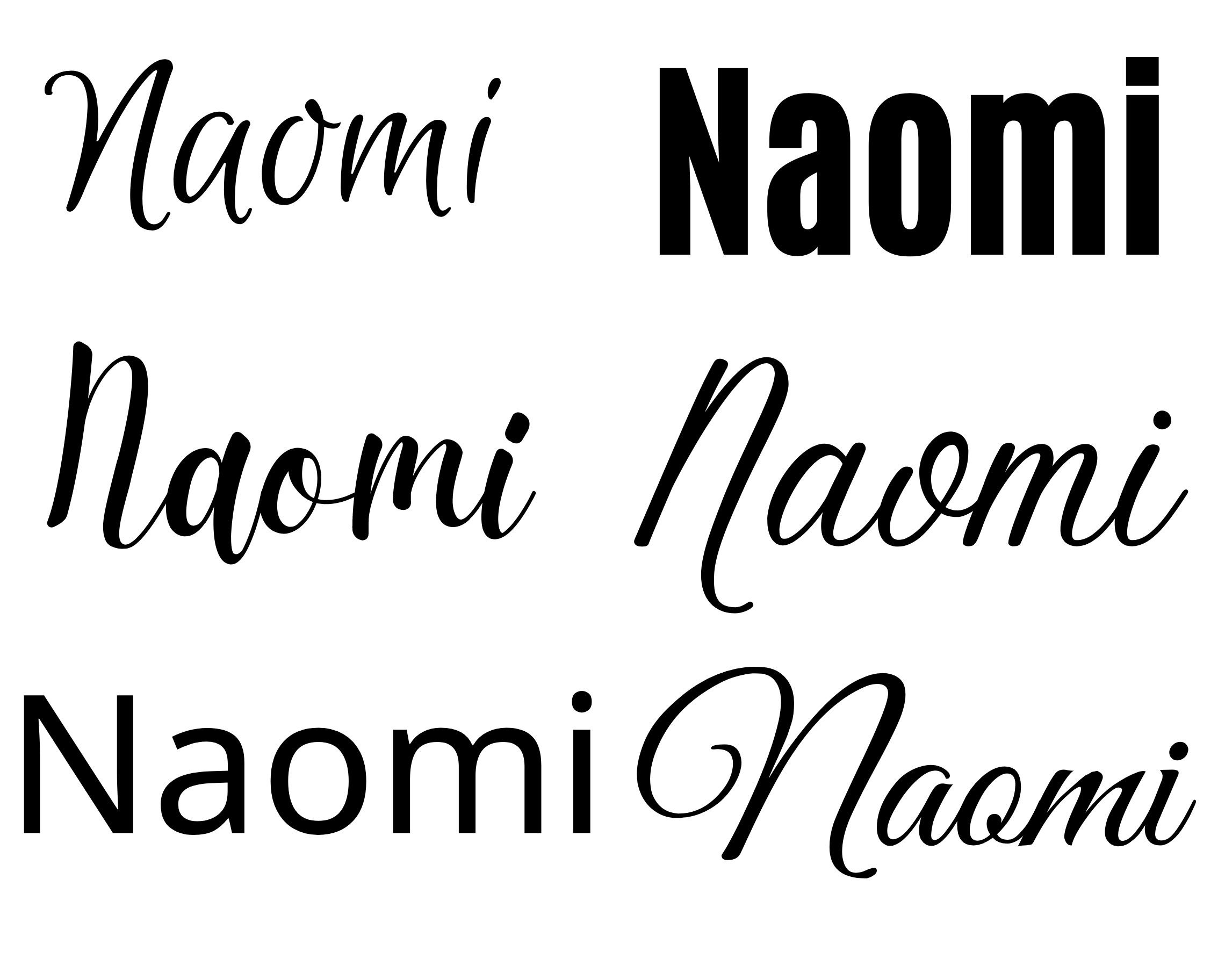 Naomi Svg , Naomi Baby Name Svg, Naomi Wedding Name Svg - Etsy