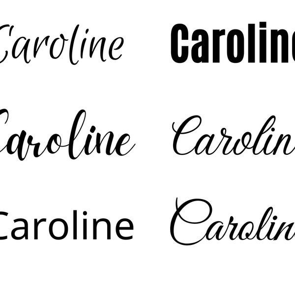 Caroline Svg - Etsy
