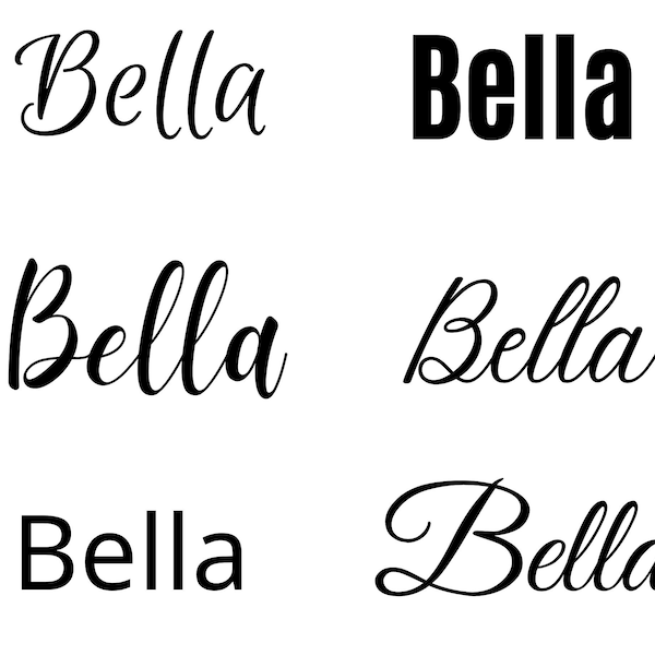 Bella Svg - Etsy