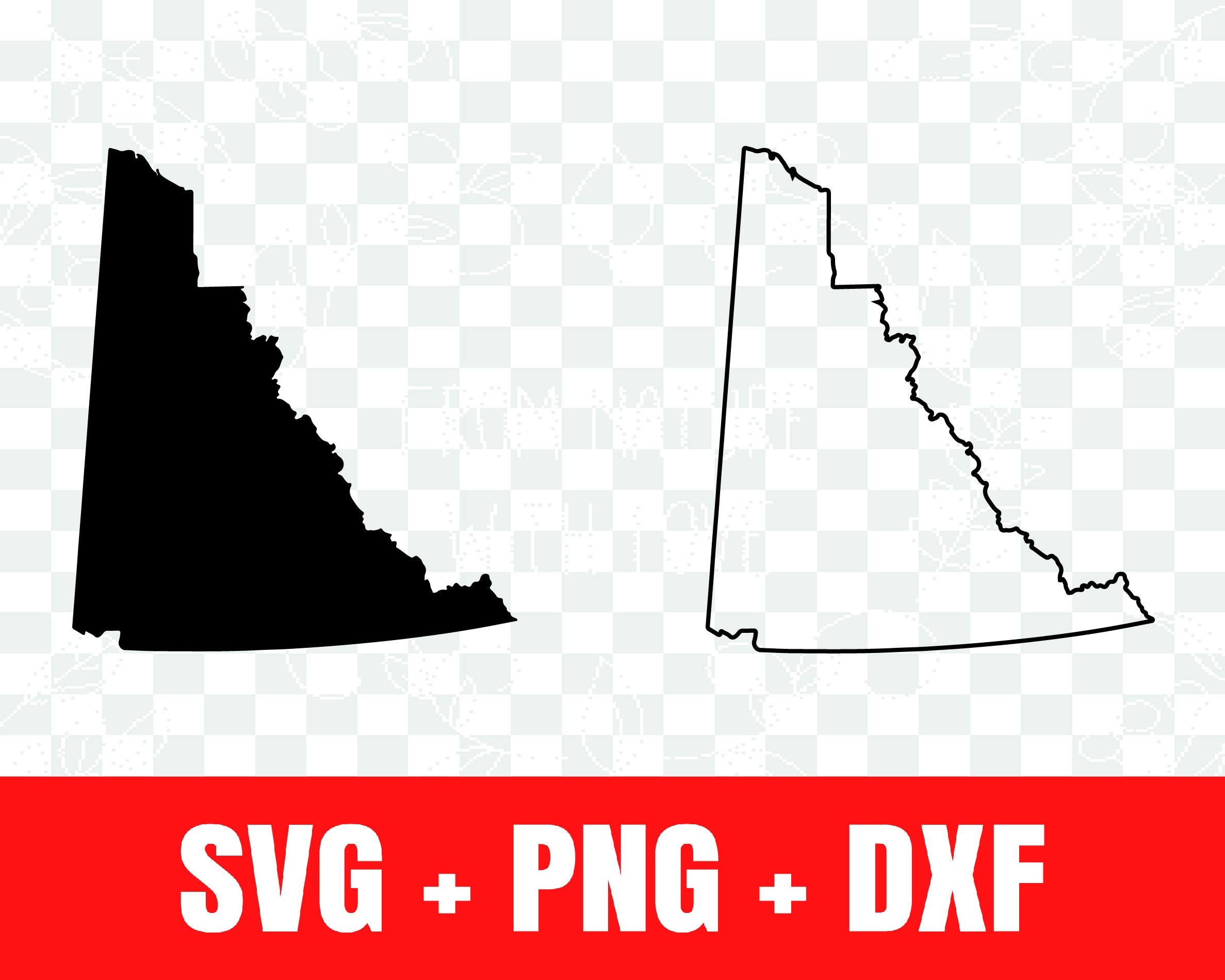 Yukon Canada Svg, Yukon Silhouette Svg, Yukon Outline Svg - Etsy