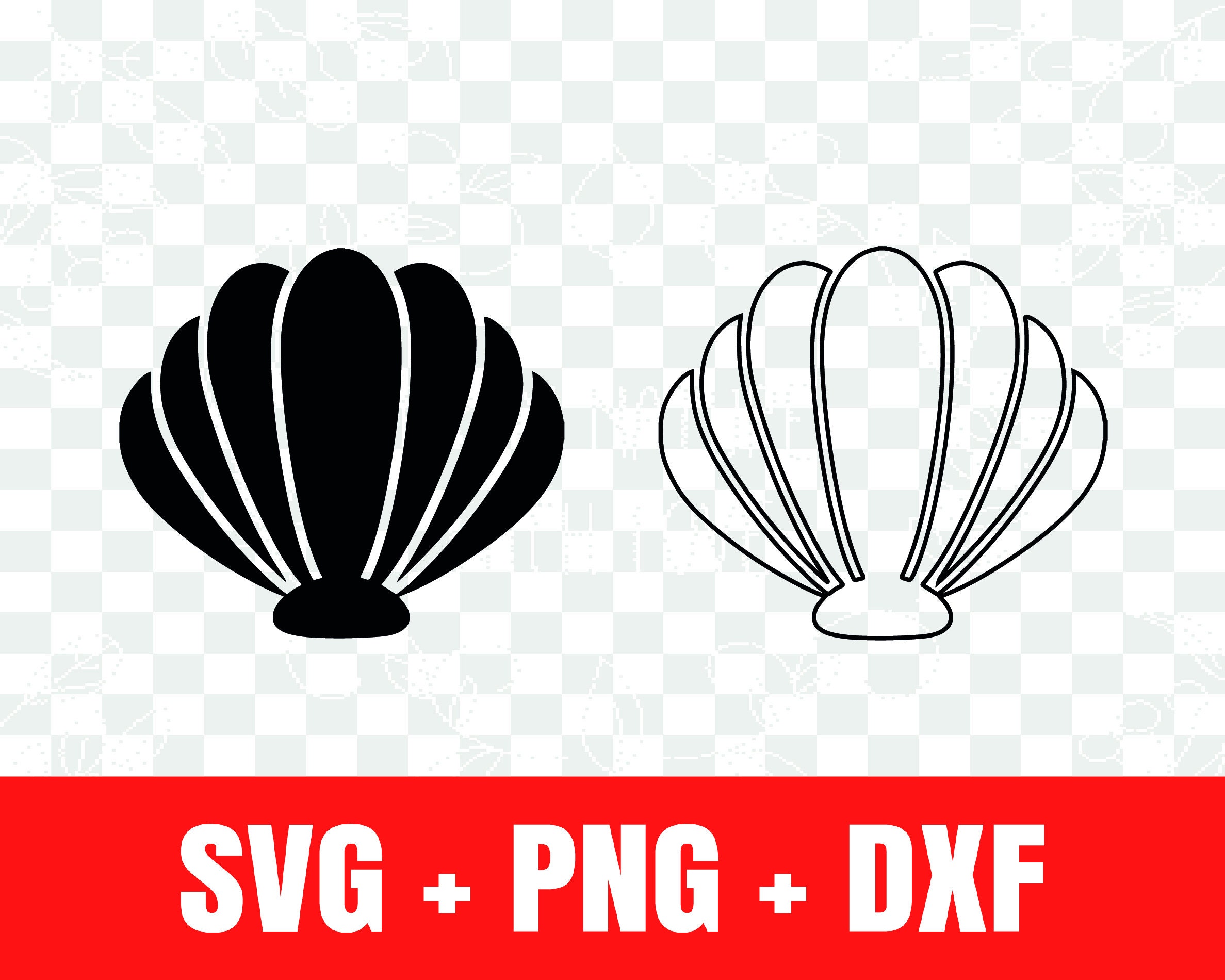 Shell SVG Mermaid Shell Svg - Etsy Israel