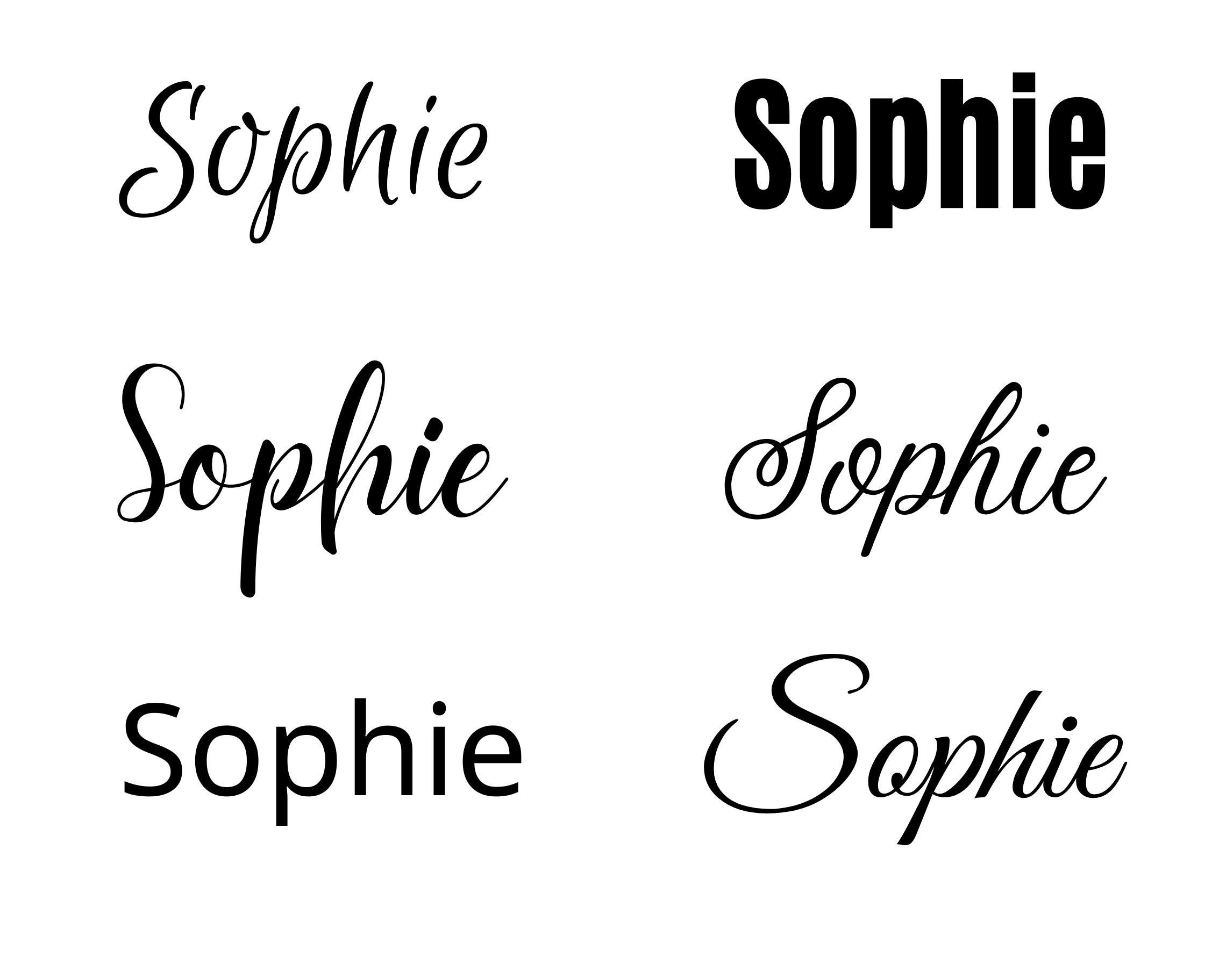 Sophie Svg , Sophie Baby Name Svg, Sophie Wedding Name Svg - Etsy UK