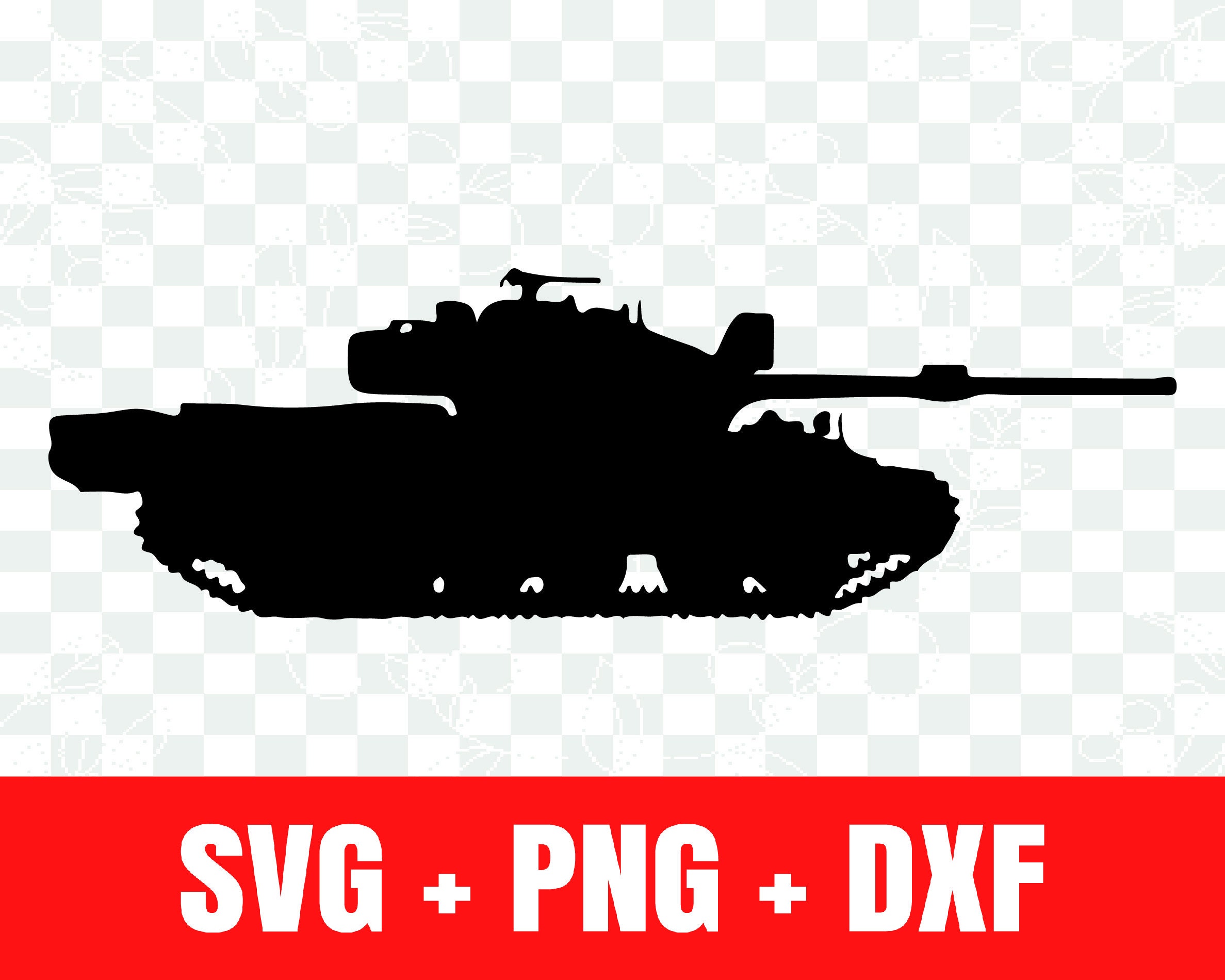Tank Silhouette Svg - Etsy