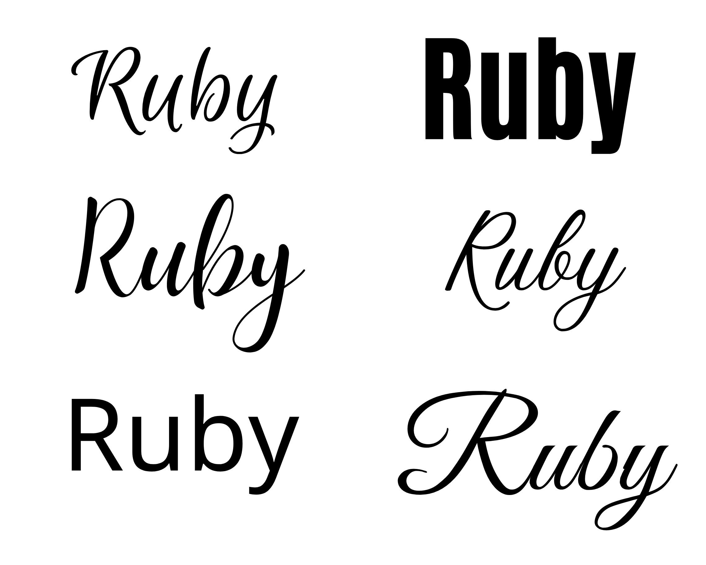 Ruby Svg Ruby Baby Name Svg Ruby Wedding Name Svg - Etsy Ruby Svg Ruby Baby Name Svg Ruby Wedding Name Svg - Etsy