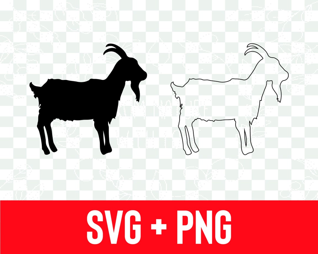 Goat Svg, Goat Silhouette Svg, Goat Outline Svg - Etsy