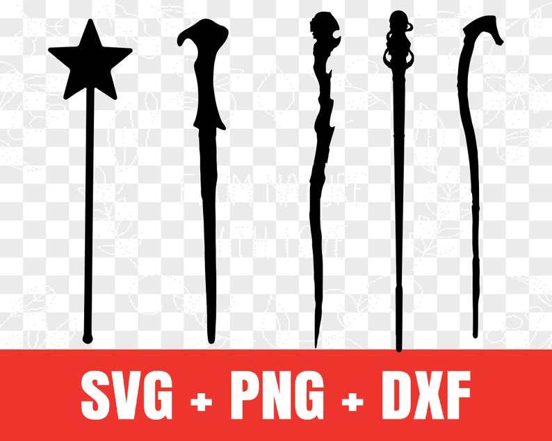 Magic Wand Svg, Magic Wand Silhouette Svg - Etsy