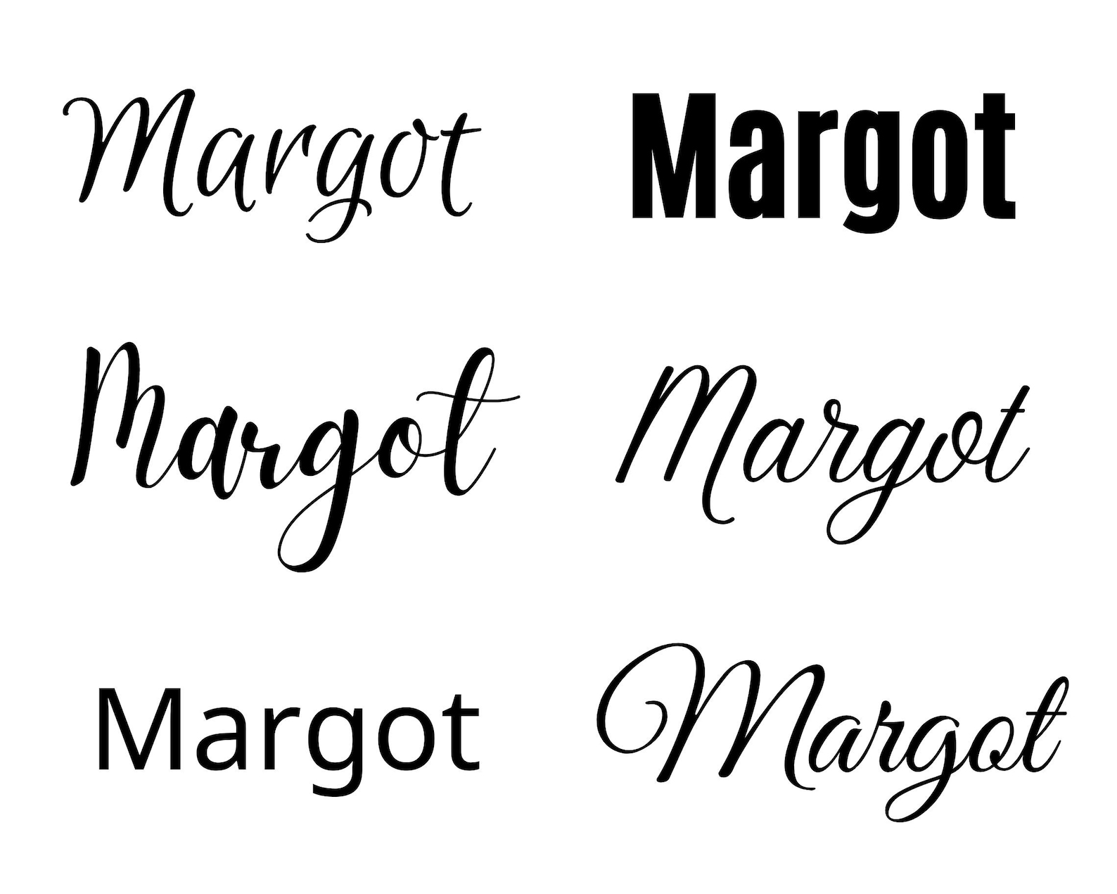 Margot Svg , Margot Baby Name Svg, Margot Wedding Name Svg - Etsy