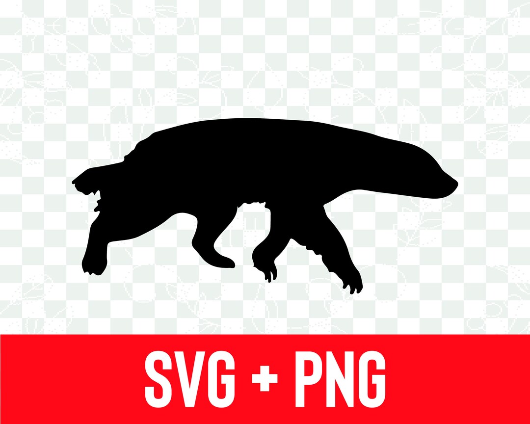 Honey Badger Silhouette Svg - Etsy