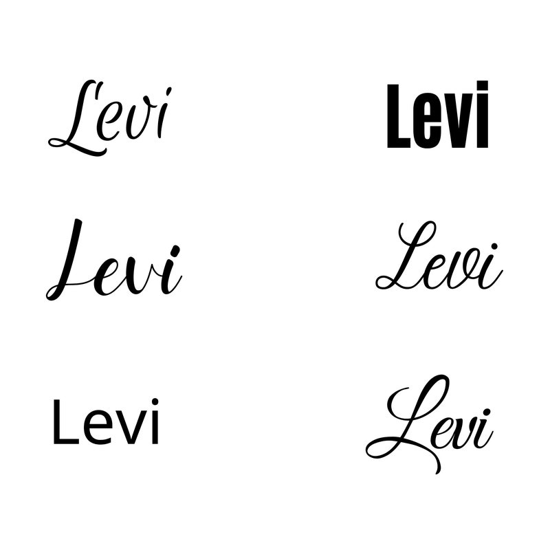 Names With Levi - Etsy
